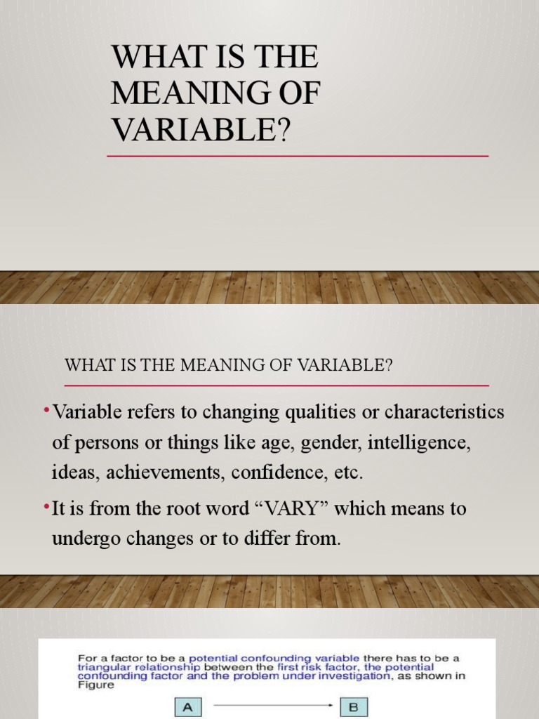 Variables | PDF | Dependent And Independent Variables | Causality