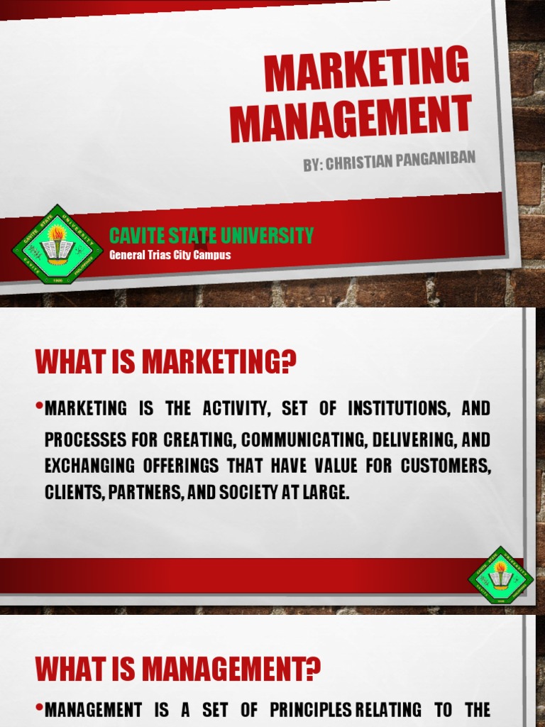 Marketing Management 1 | Download Free PDF | Marketing | Market Segmentation