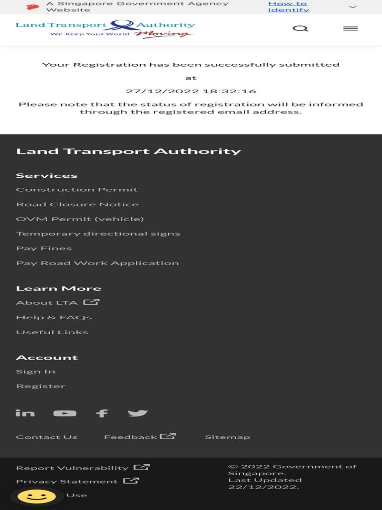LTA Services: Permits & Payments Guide | PDF | Finance & Money Management