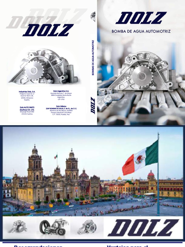 Catálogo Bombas Dolz | PDF | Tornillo | Fabricantes de vehículos de ...