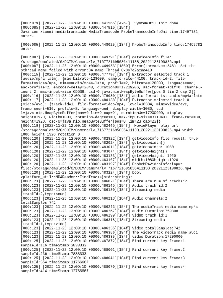 Trace | PDF | Codec | Data Compression