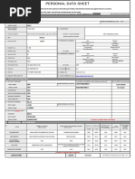 CSC Form 212 (Revised 2017) Personal Data Sheet | PDF | Crime ...