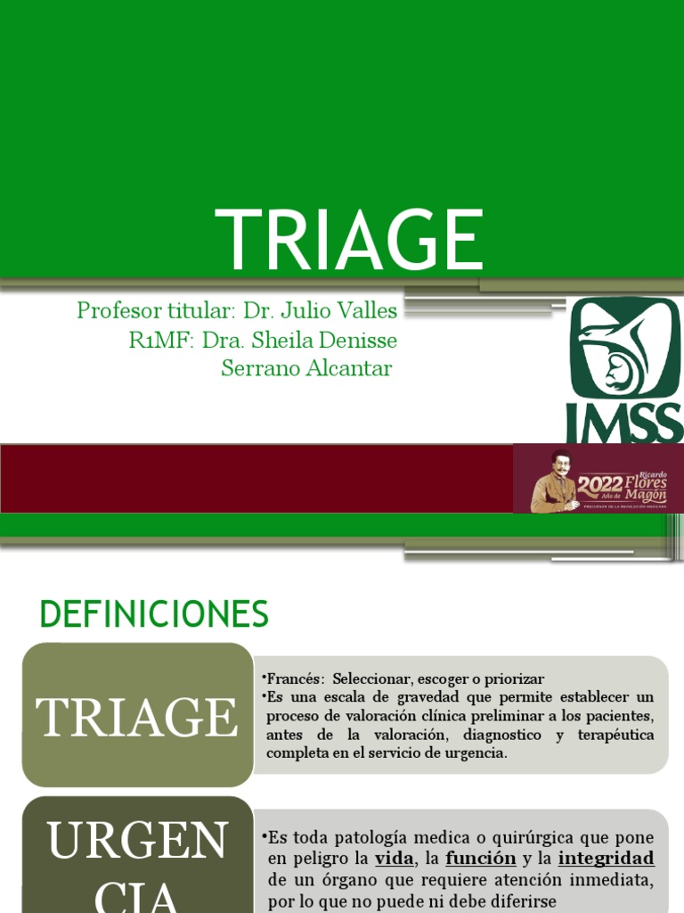 TRIAGE | PDF | Lesión | Medicina CLINICA