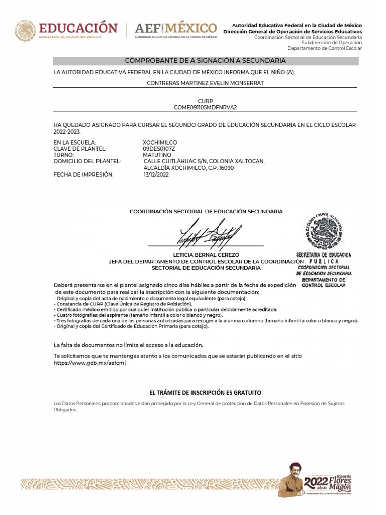 Cses Contreras Martinez Evelin Monserrat | PDF