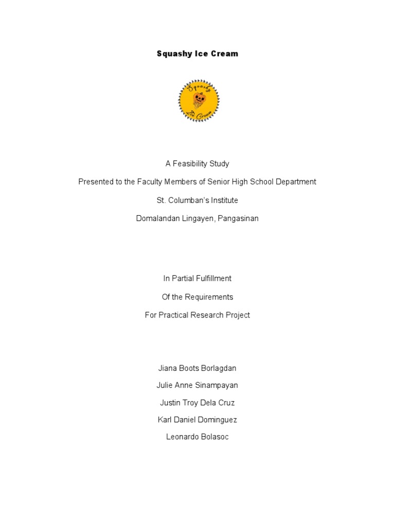 Squashy Ice Cream Final 1 | PDF | Cucurbita | Expense