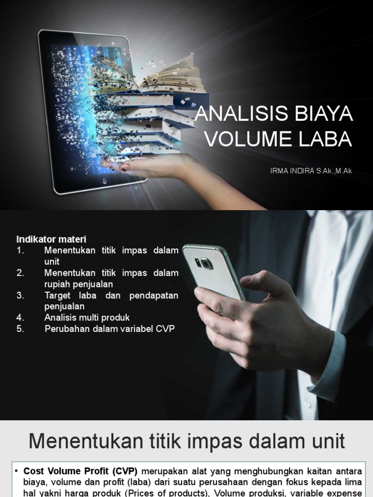 Analisis Biaya Volume Laba-1 | PDF