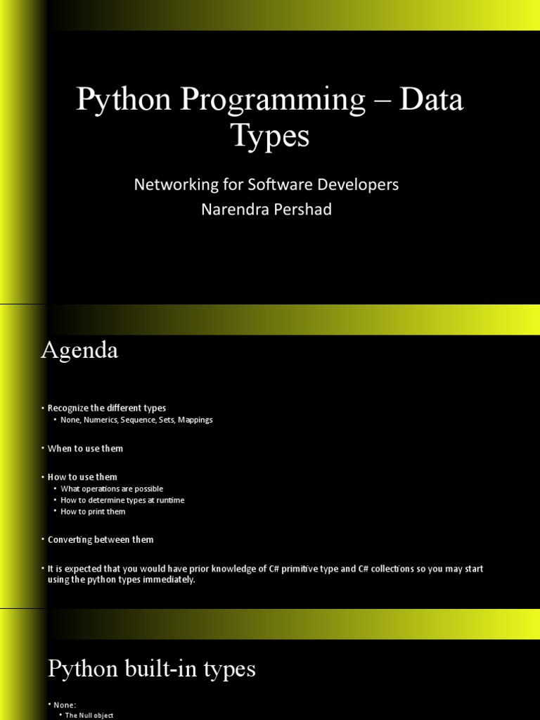 Module01 wk01b DataTypes | PDF | Boolean Data Type | Integer (Computer Science)