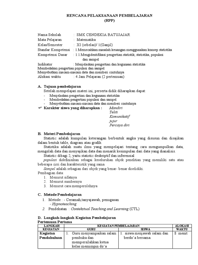 RPP Kelas XII AP | PDF