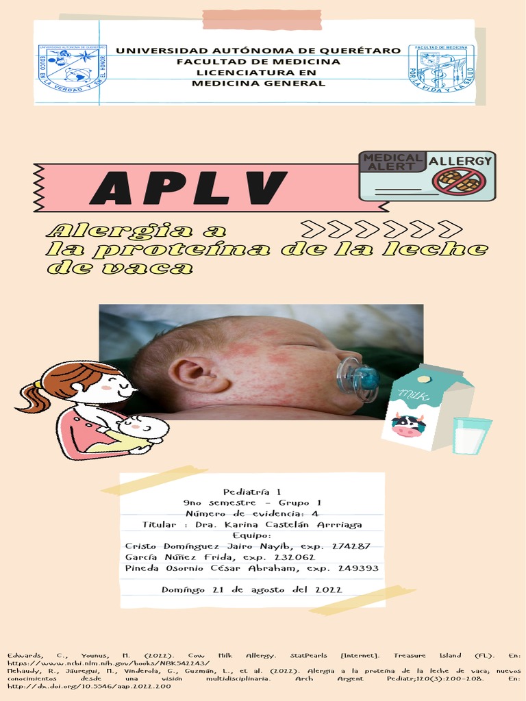 InfografÃ - A APLV | PDF | Alergia | Alergia a la comida