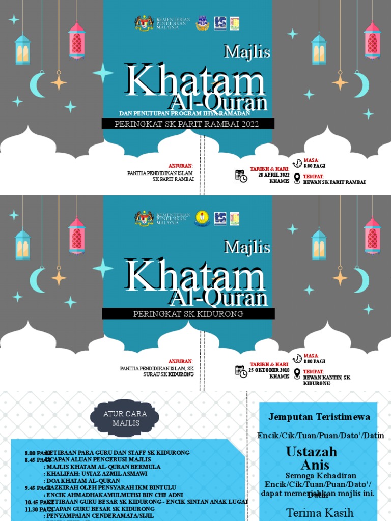 Template Share Kad Jemputan | PDF