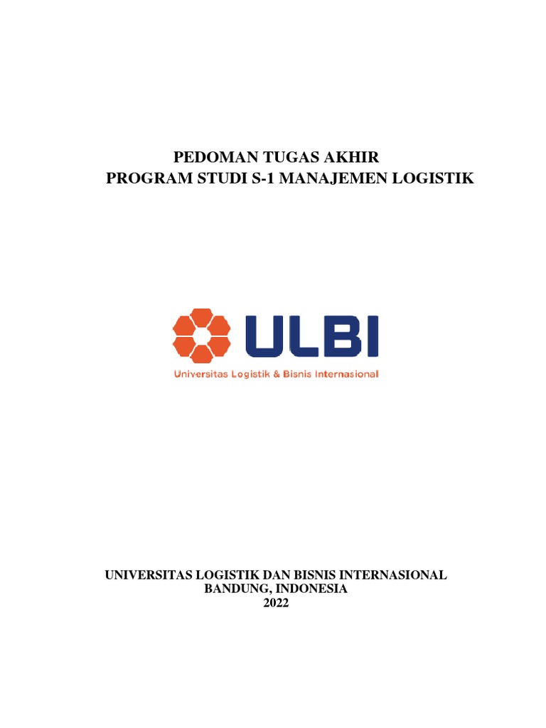 Pedoman Tugas Akhir 2022 Final | PDF