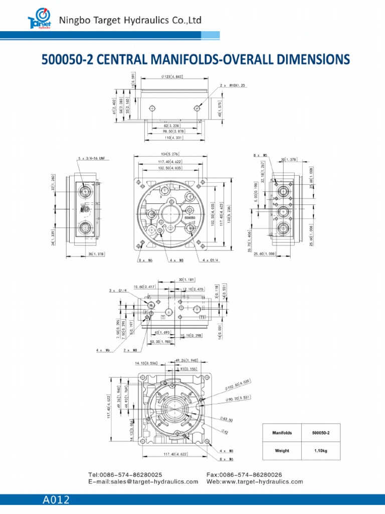 Target Hydraulics Catalog 2018-Die Casting-Manifold-500050-2 and ...