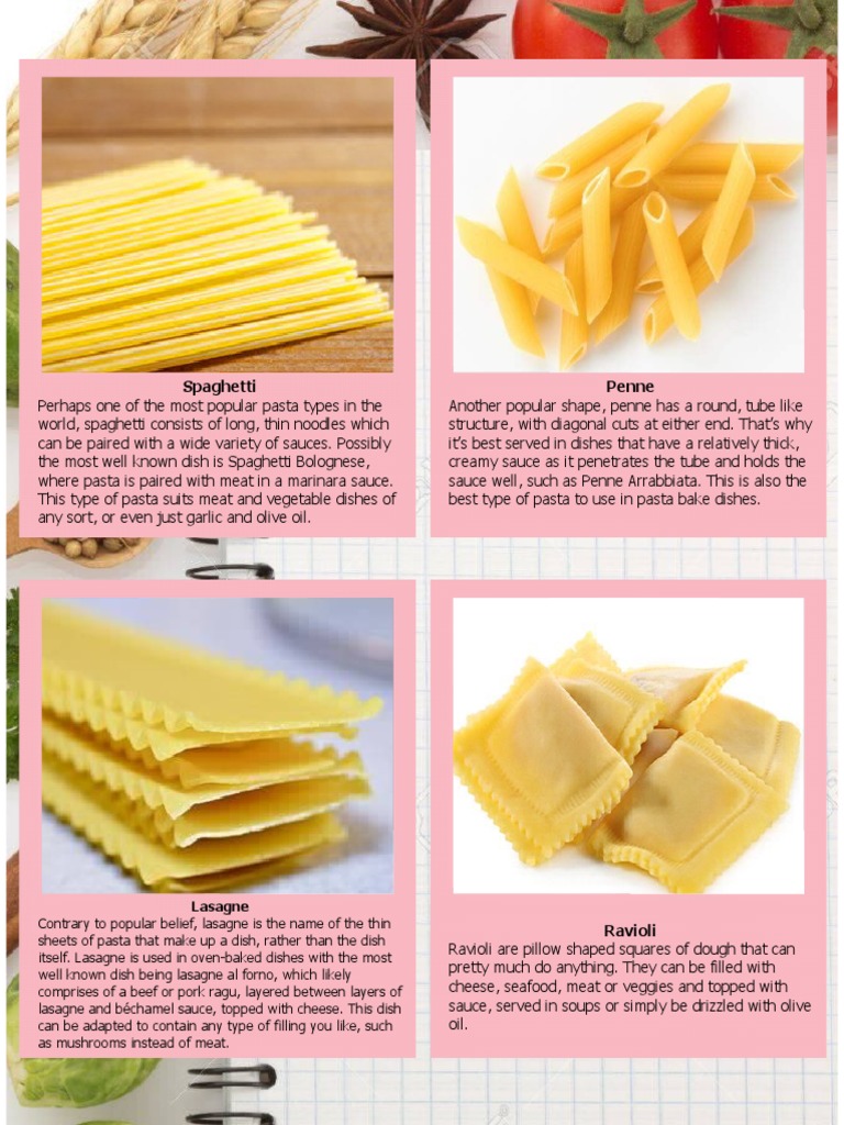 Pasta | PDF | Lasagne | Pasta