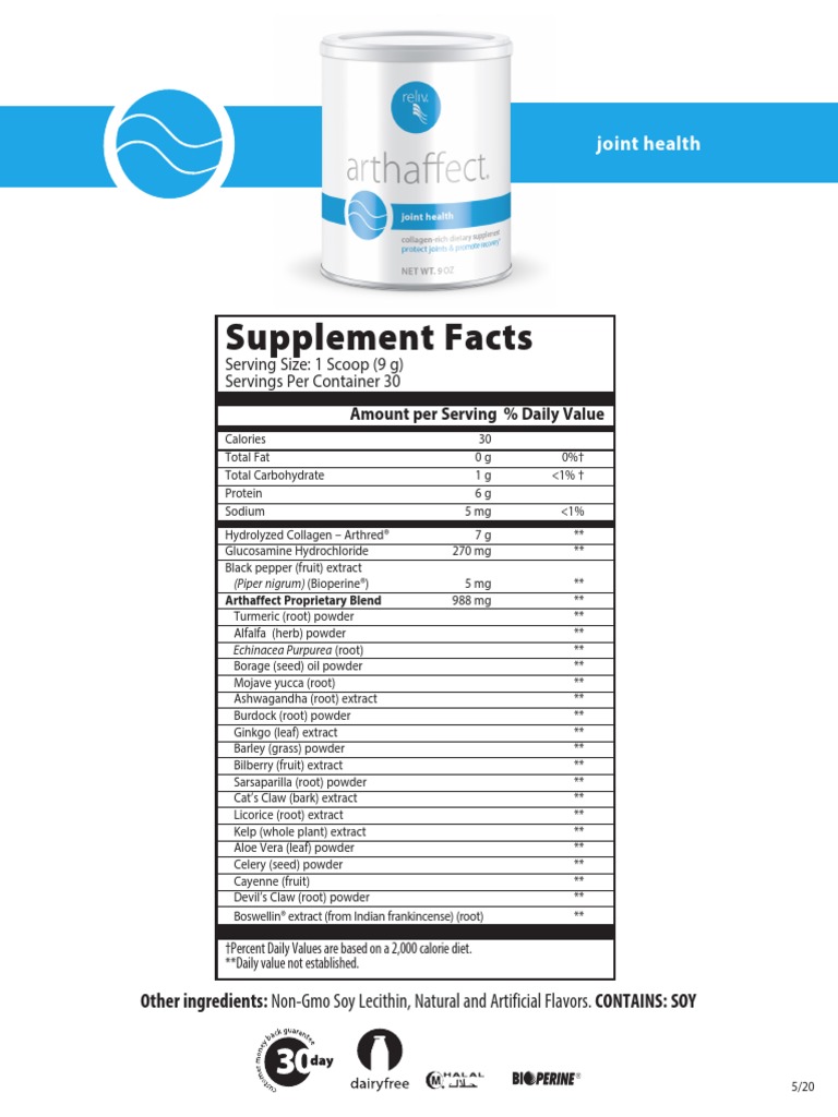 Reliv Arthaffect-Web | Download Free PDF | Food And Drink | Food ...