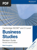 A Level Business Studies Revision Notes | PDF