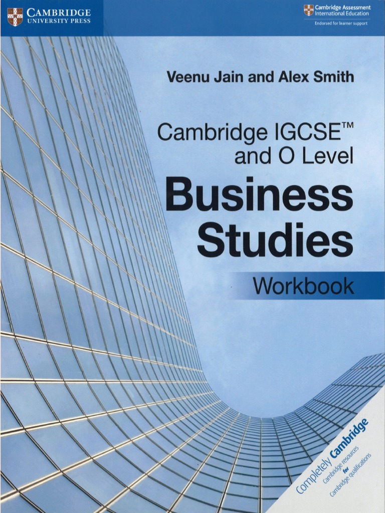 Cambridge IGCSE and O Level Business Studies Workbook | PDF