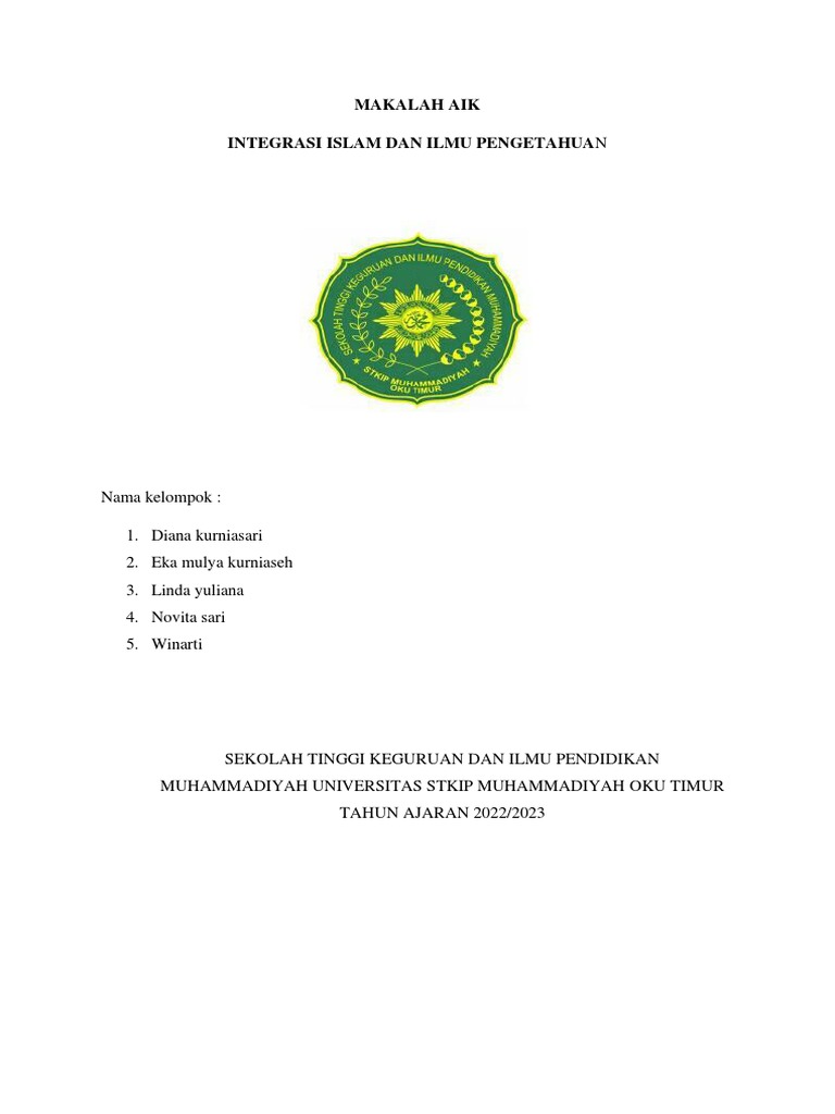 Makalah Aik | PDF | Agama & Spiritualitas