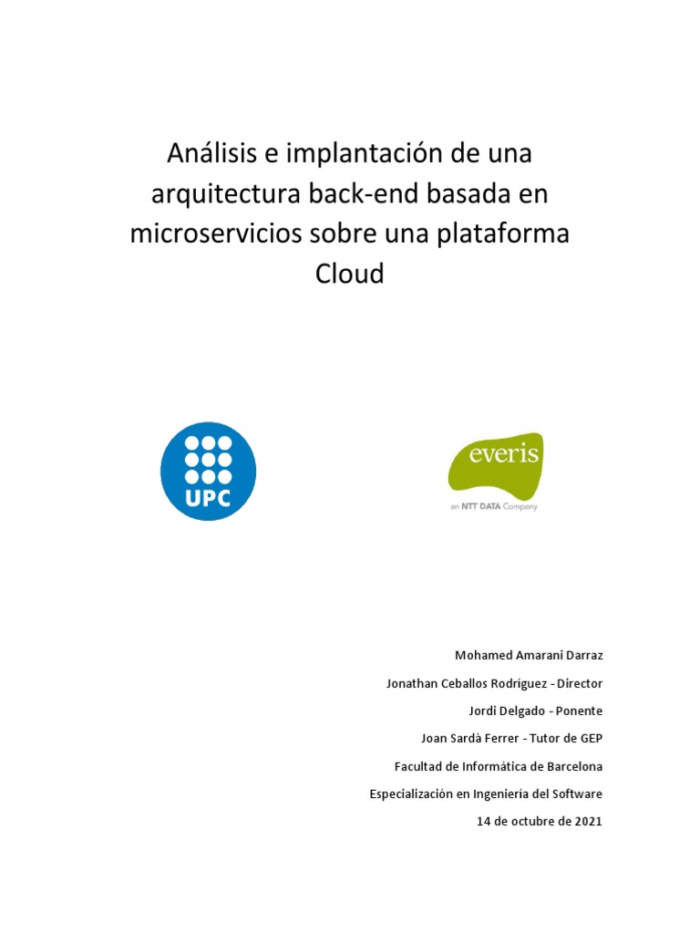 Project Microservicios | PDF