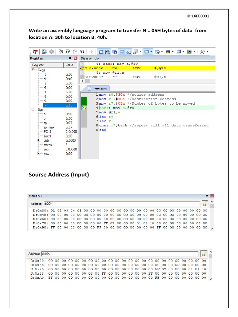 PLC and Micro Lab Final | PDF | Binary Coded Decimal | Assembly Language