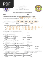 Math Quiz Bee Grade 3 | PDF