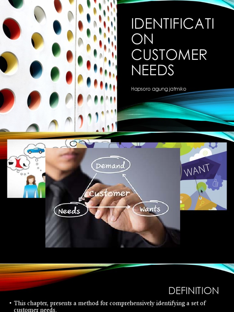 Customer Needs Identification Process | PDF | Focus Group | Data