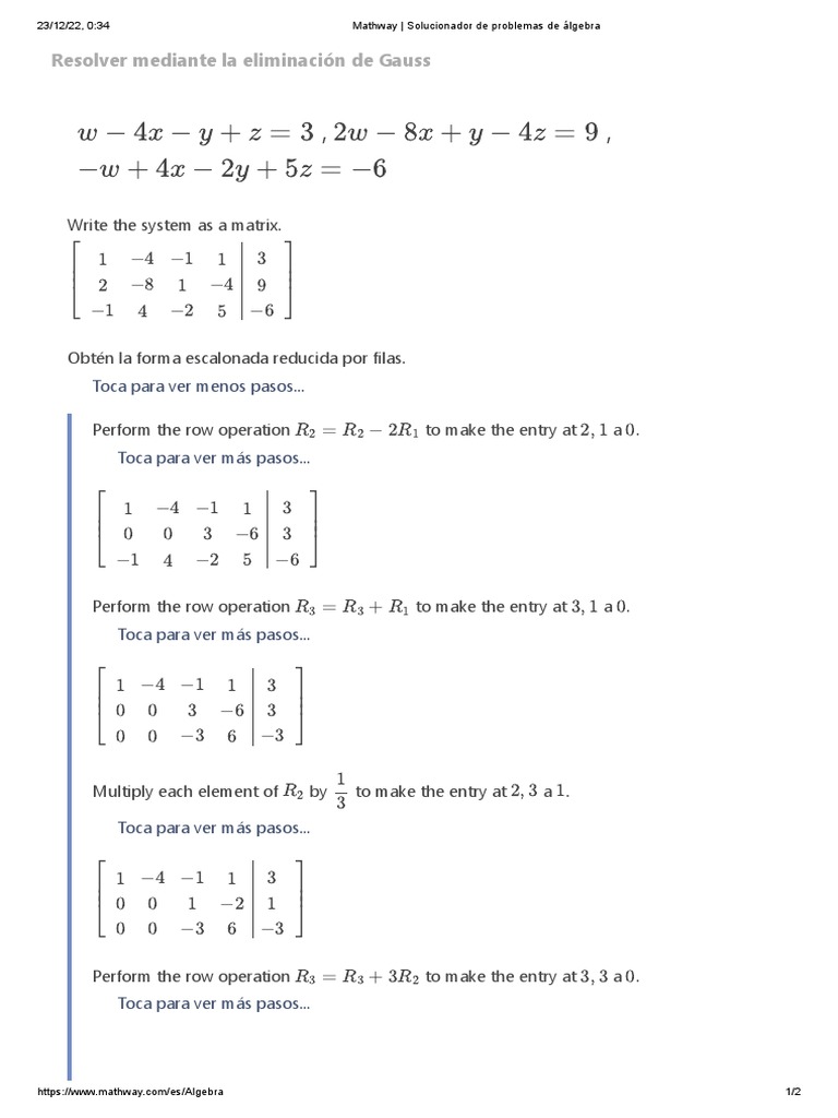 Mathway - Solucionador de Problemas de Álgebra | PDF | Álgebra