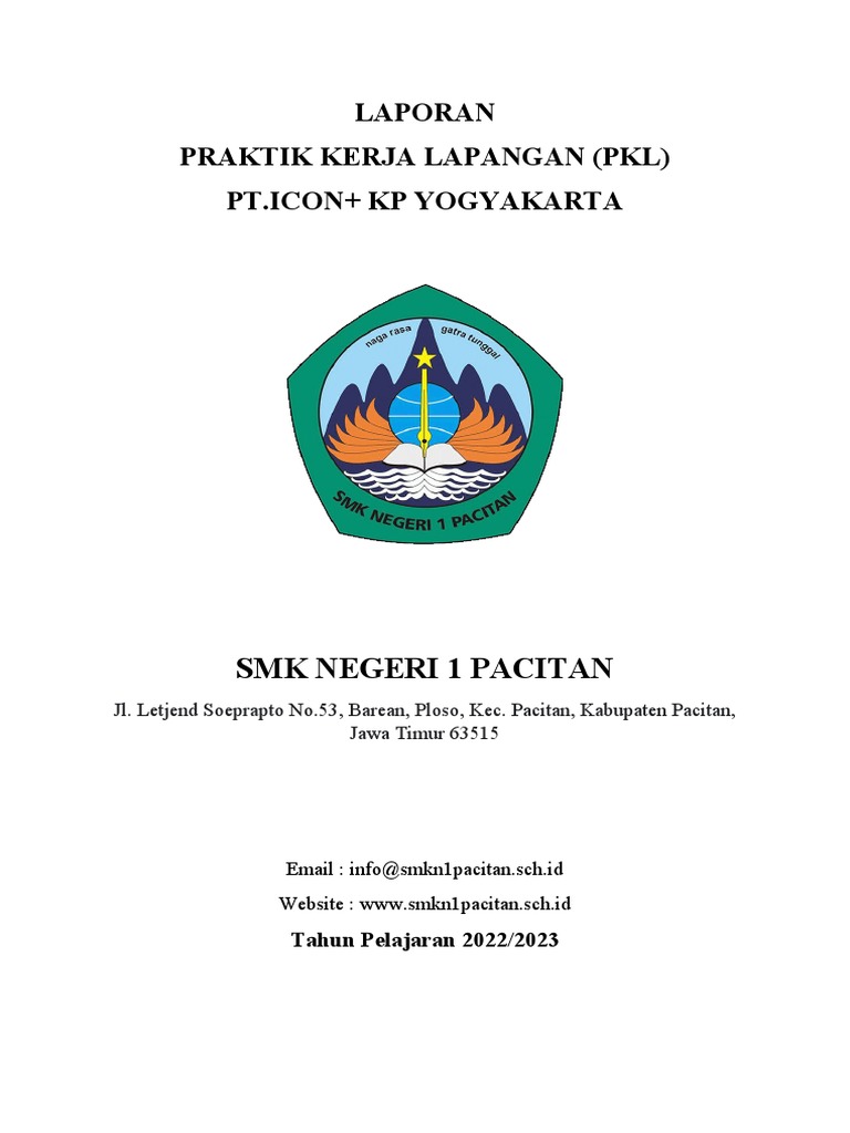 Laporan PKL SMK Negeri 1 Pacitan | PDF | Karier & Perkembangan | Bisnis