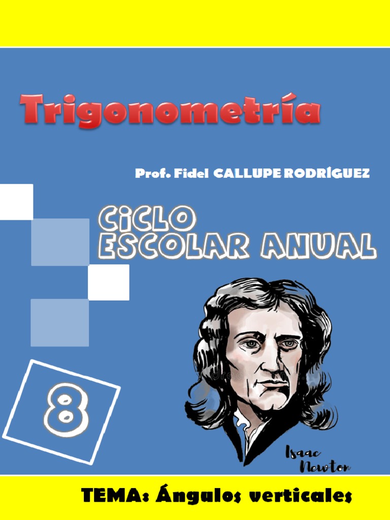 Angulos Verticales - Boletin | PDF | Matemática Elemental | Geometría Elemental