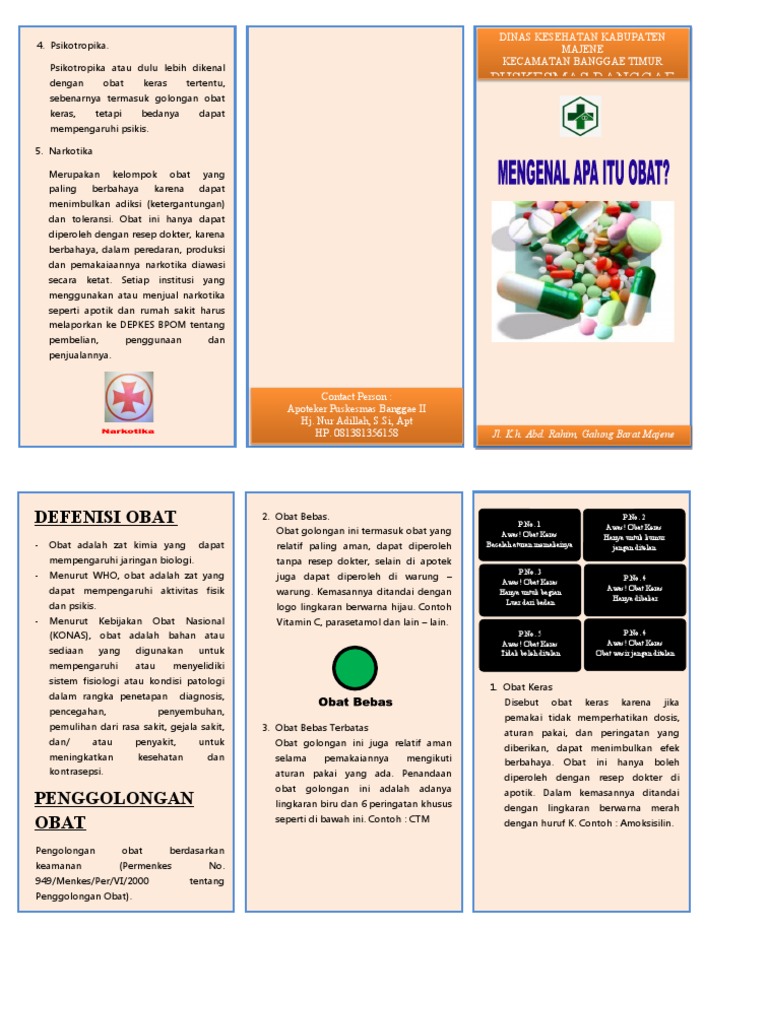 Leaflet Obat | PDF