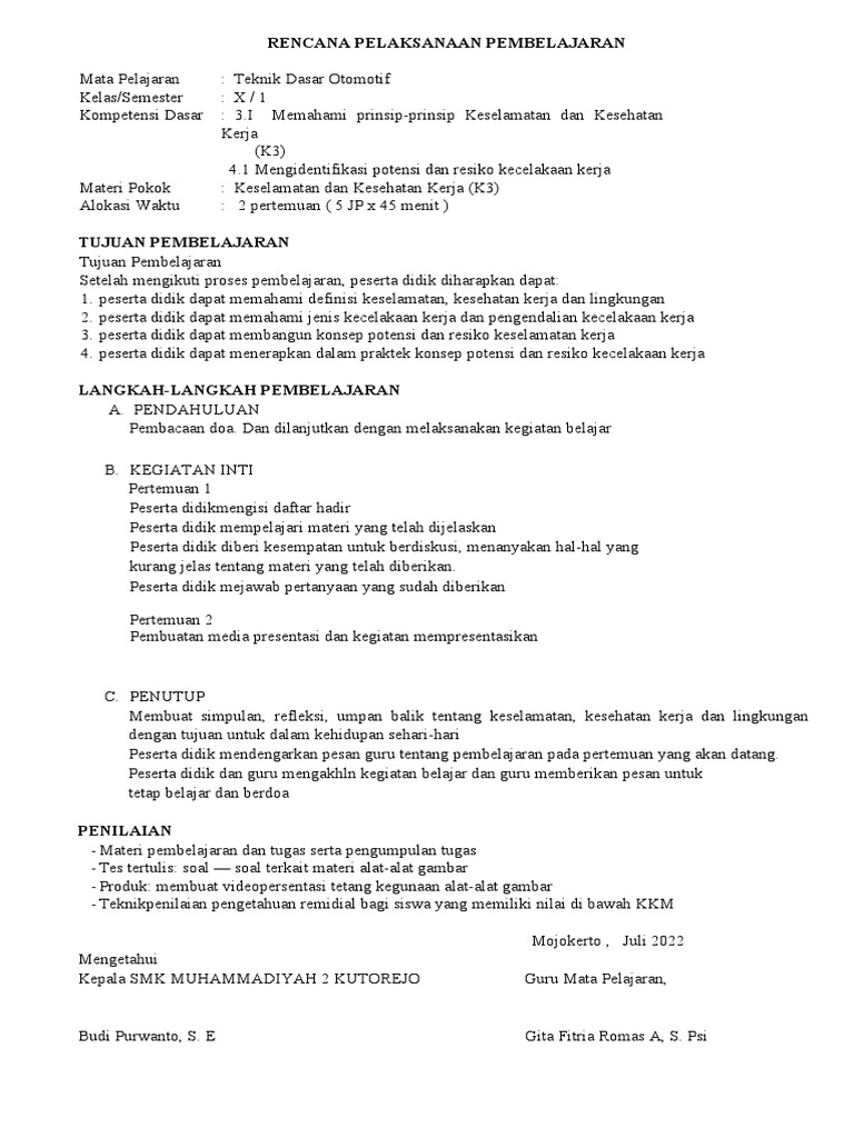 RPP Tdo | PDF | Komputer | Teknologi & Rekayasa