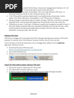 Panduan Penggunaan VPN BPS | PDF | Komputer