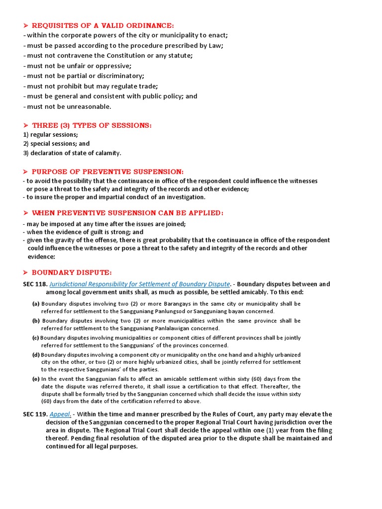 REVIEWER Local Government Code | PDF | Taxes | Quorum