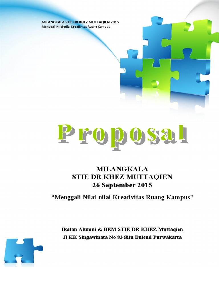 Proposal Milangkala | PDF