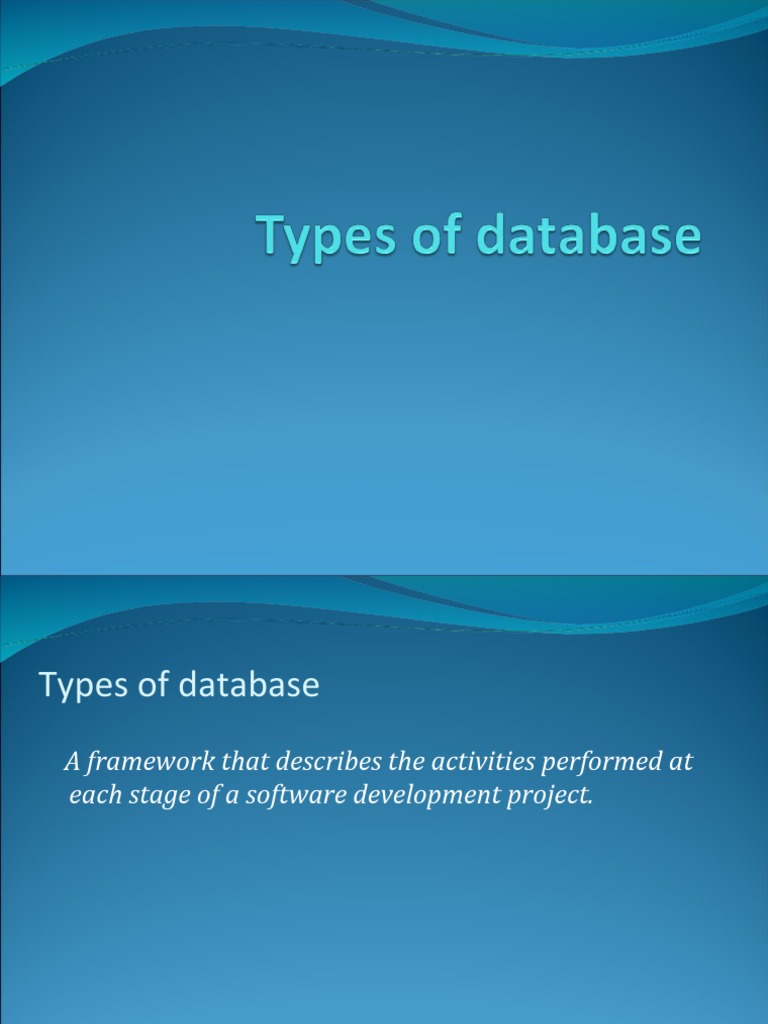 Types Database | PDF | Data Warehouse | Databases