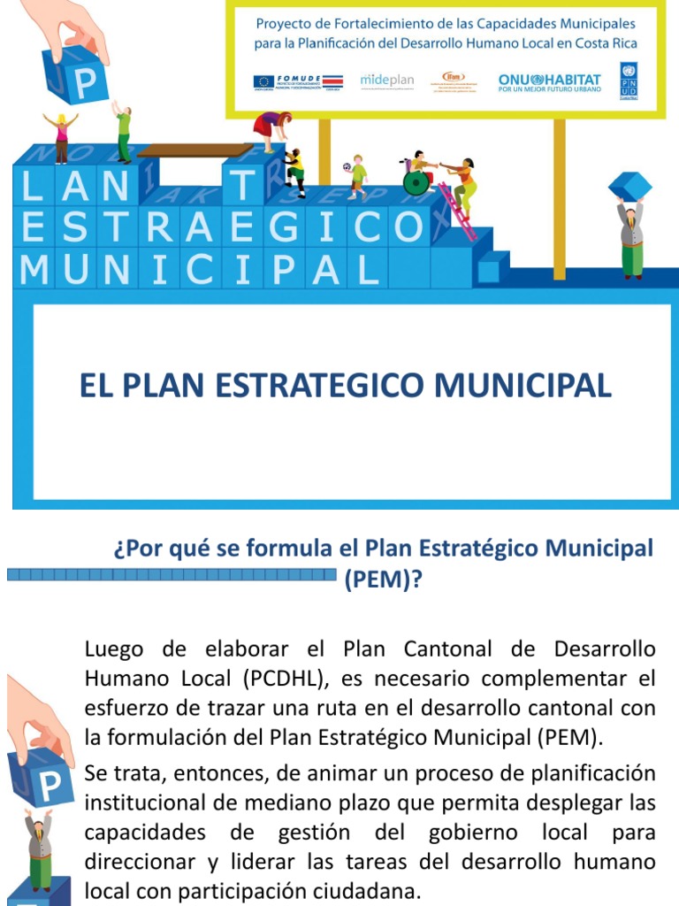 Plan Estratégico Municipal (PEM) 2023 | PDF | Planificación estratégica ...