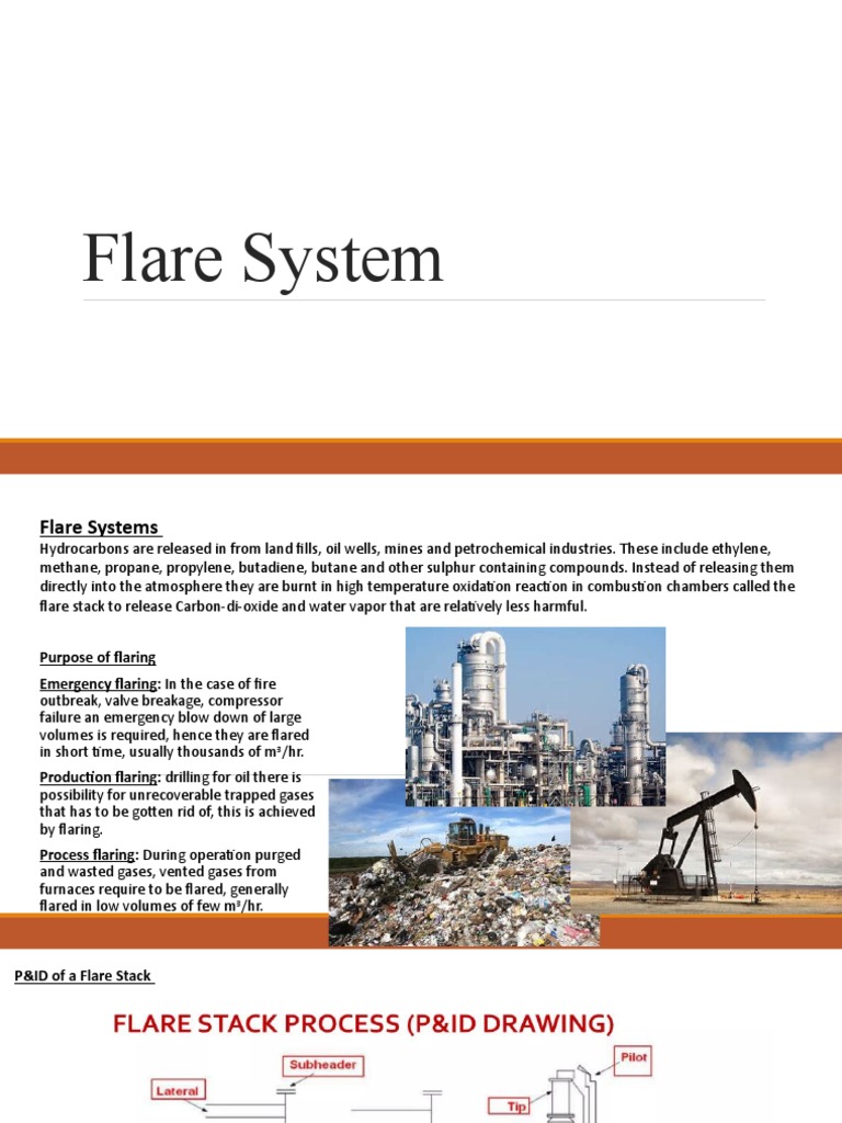 Flare System | PDF | Combustion | Valve