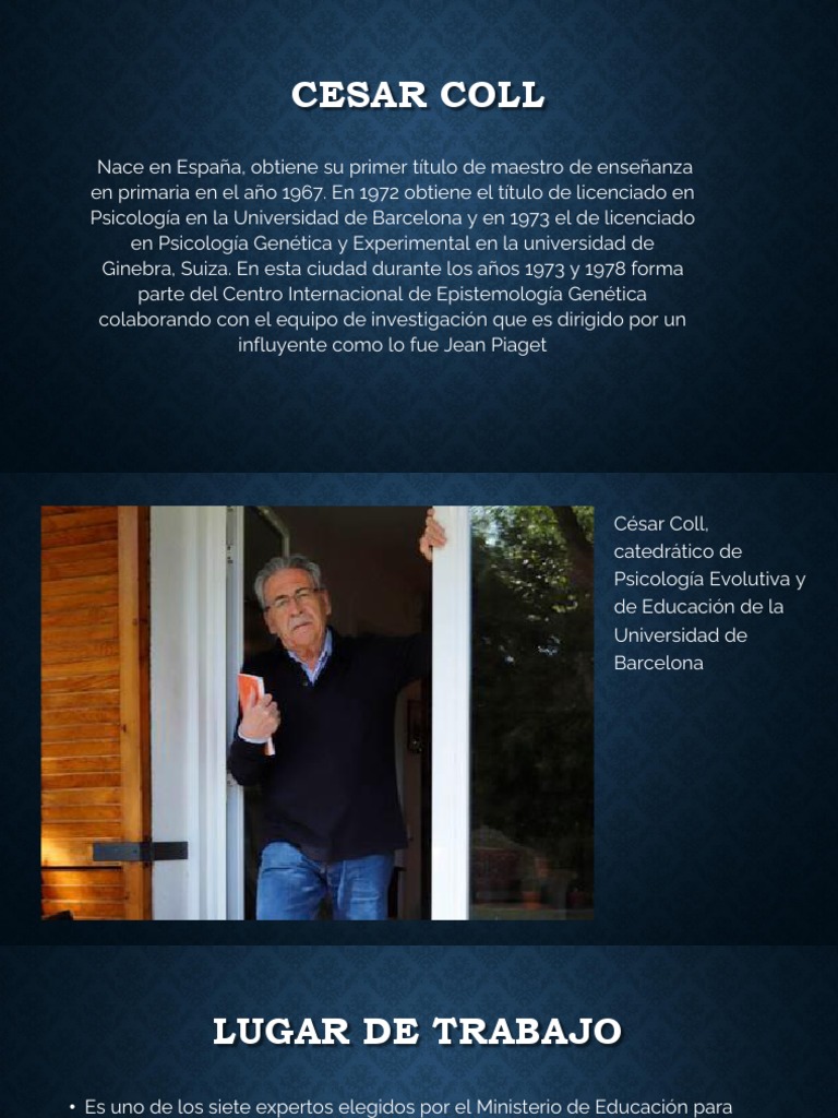 Cesar coll | PDF | Memoria | Aprendizaje