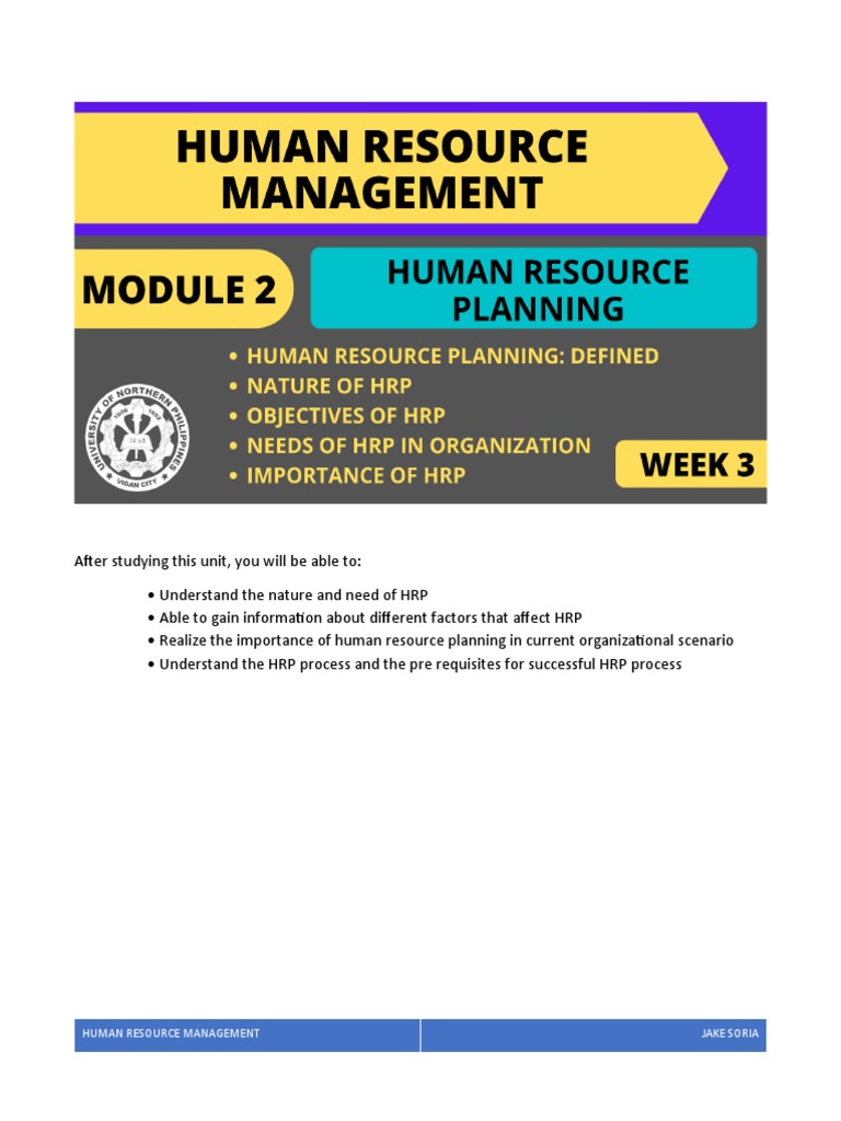 HRM Week 3 | PDF | Human Resources | Human Resource Management