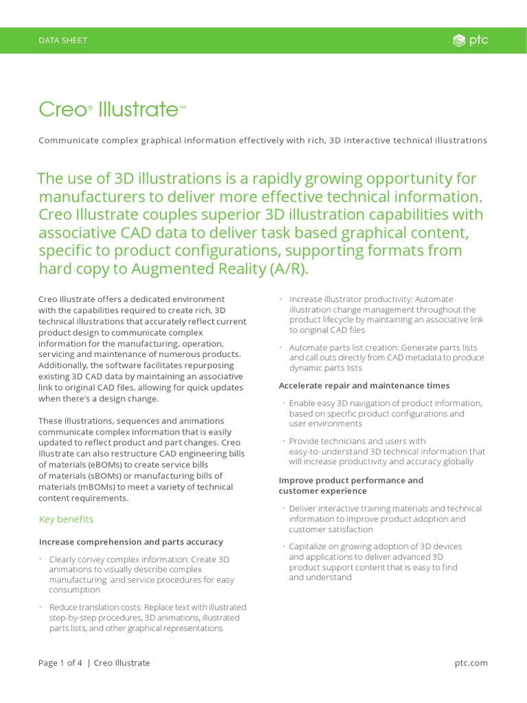 Creo Illustrate DS | PDF | Computer Aided Design | 3 D Computer Graphics