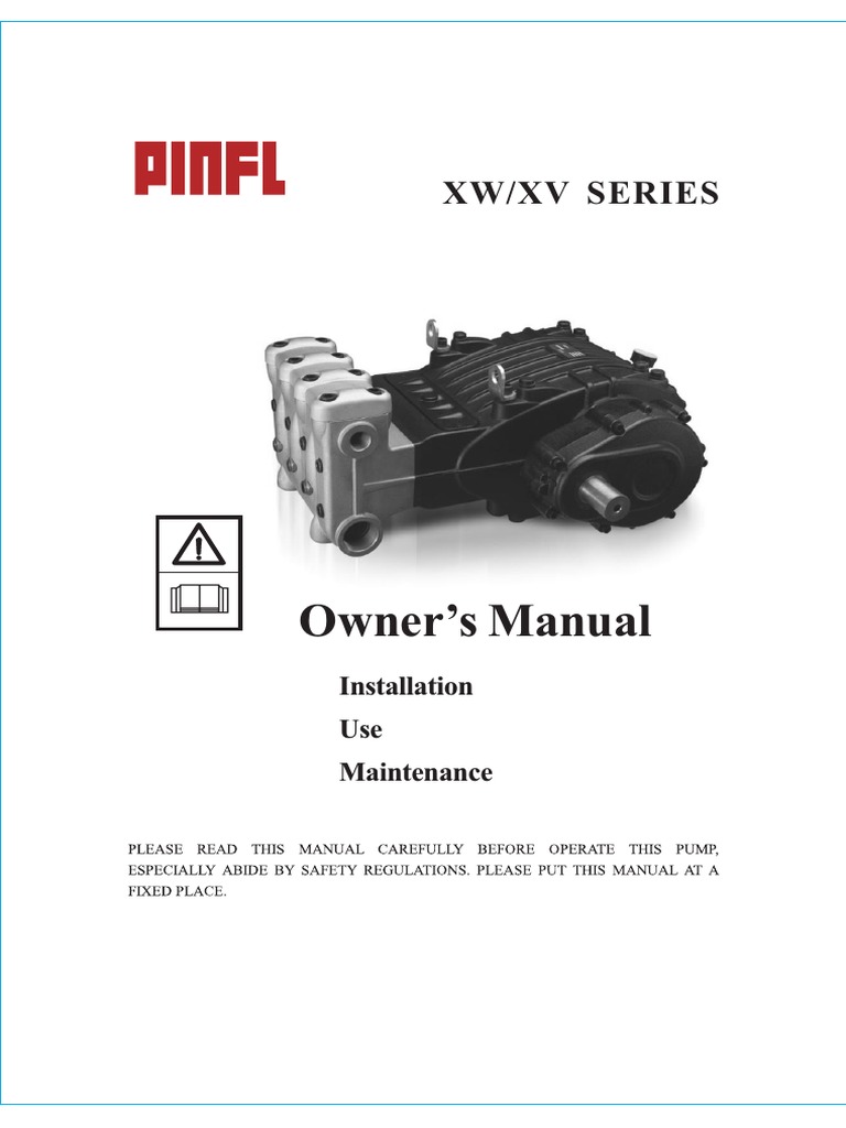 XWXV - Manual | PDF | Pump | Mechanical Engineering