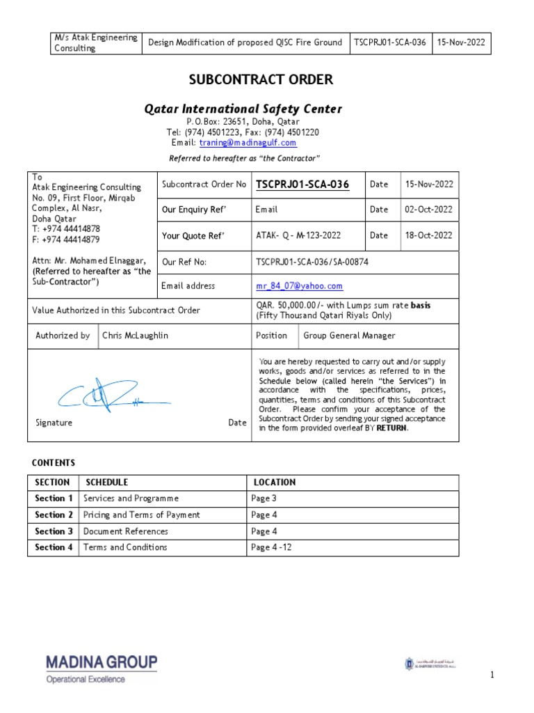 TSCPRJ01-SCA-036 - Atak - Design Approval and Electrical Building | PDF ...