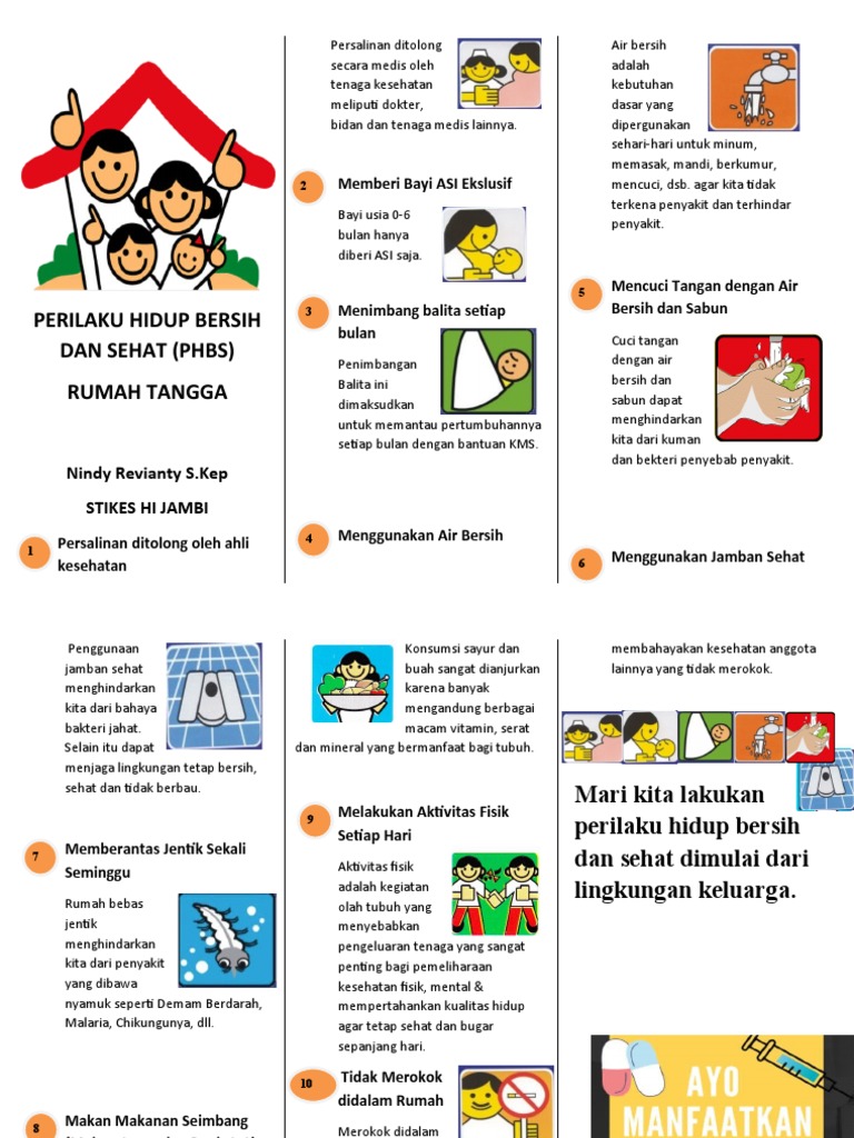 Panduan Perilaku Hidup Bersih Sehat | PDF
