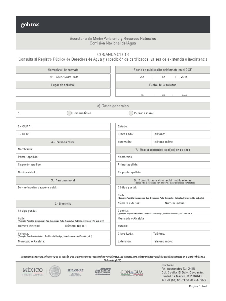 Conagua 01 018 | PDF