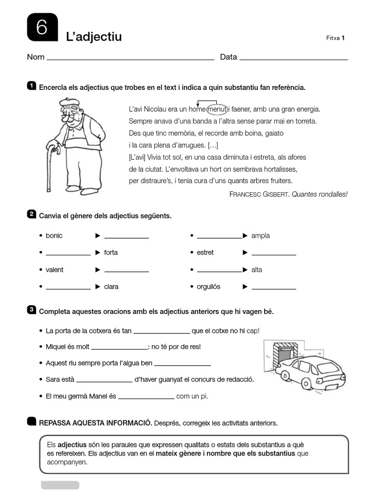 Graus de L'adjectiu | PDF