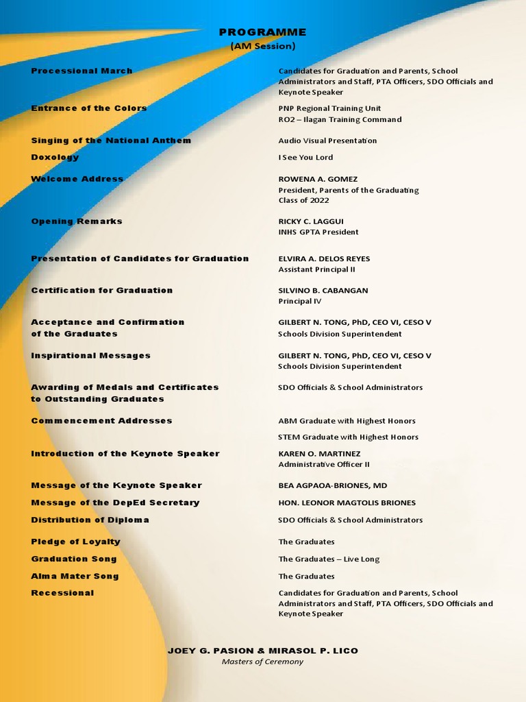 Programme Grad | PDF