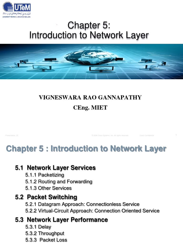 BEEC 2383 Chapter 5 - Part 1 (Introduction Network Layer) | Download Free PDF | Ip Address ...