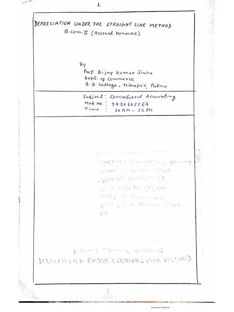 Bcom Specialised Accounting (B.com PART2) Prof. B.K.sinhA | PDF