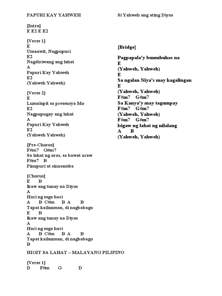 Lyrics | PDF