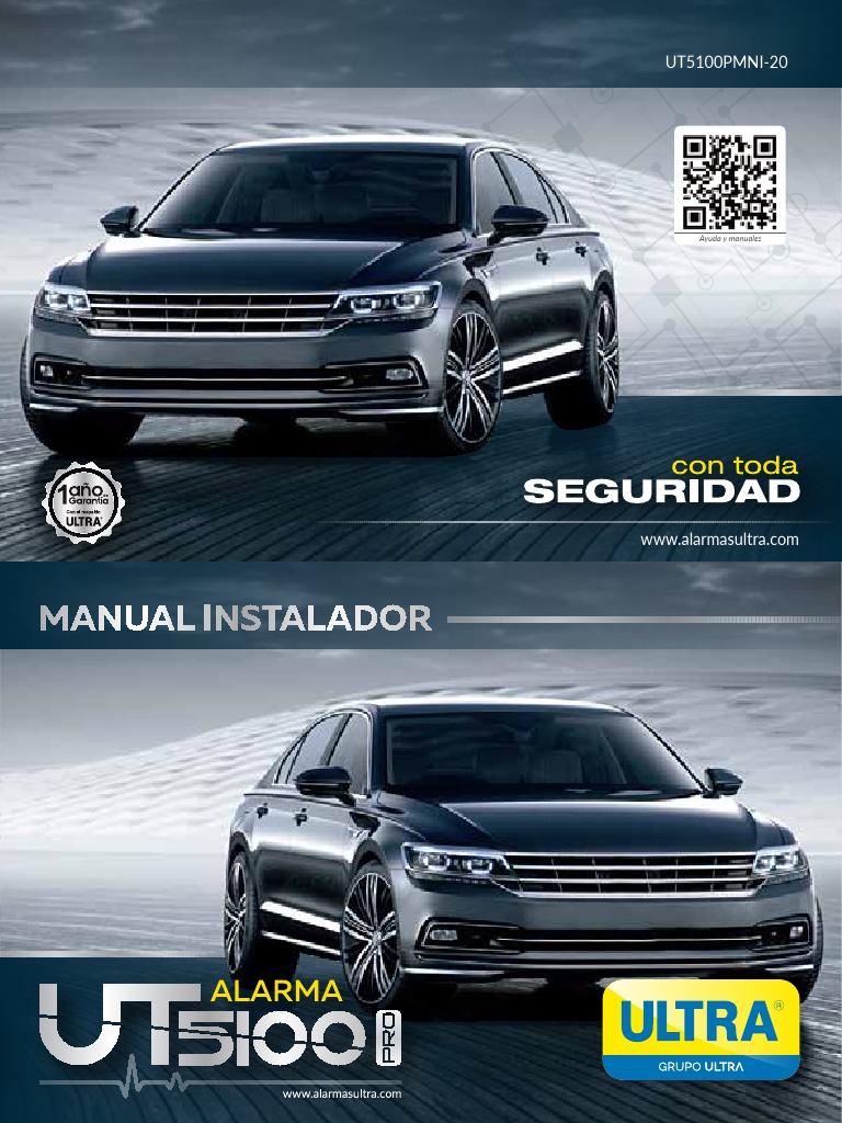 Manual Instalador Alarma Ultra UT 5100 | PDF | Control remoto | Diodo ...