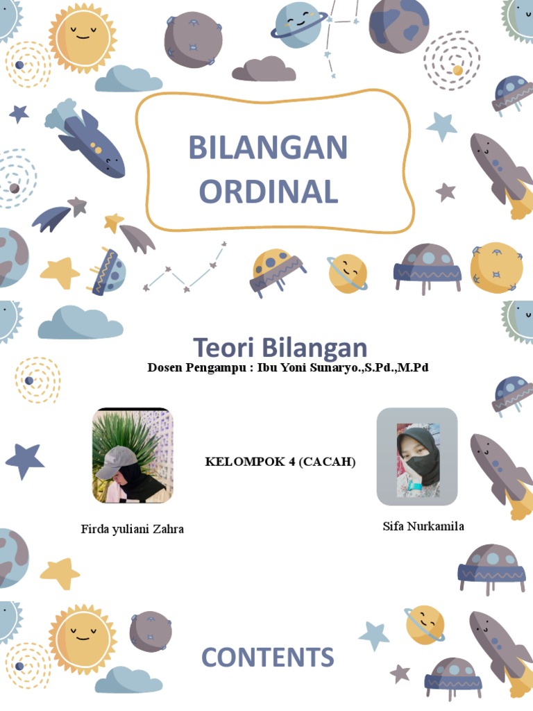 Pengertian dan Contoh Bilangan Ordinal | PDF